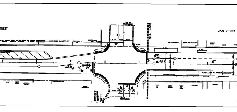 Changes at Main Street and Robert Street Intersection - Town of ...