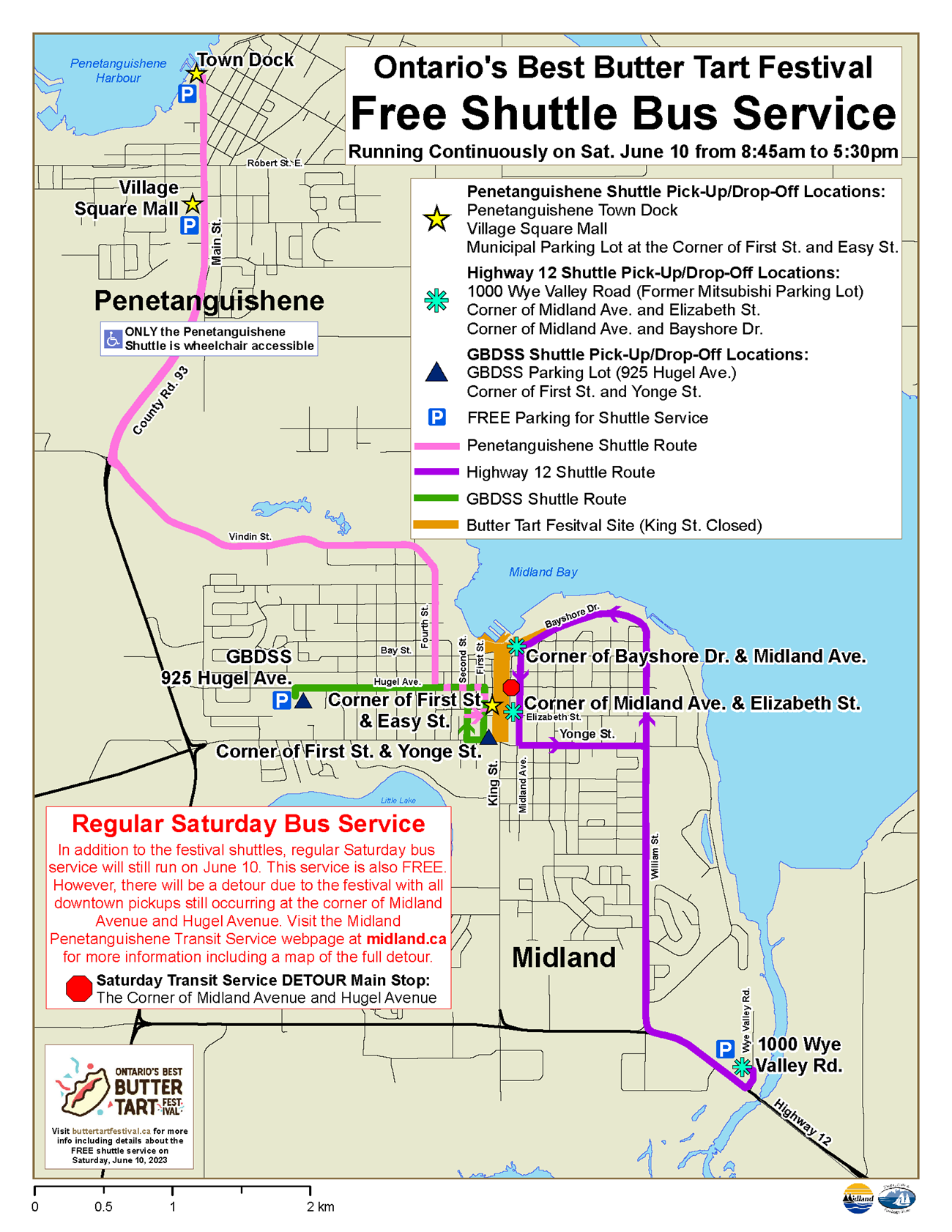 Free Transit Service For the Butter Tart Festival - June 10, 2023 ...