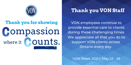 Town of Penetanguishene Celebrates VON Week 2021 - Town of Penetanguishene